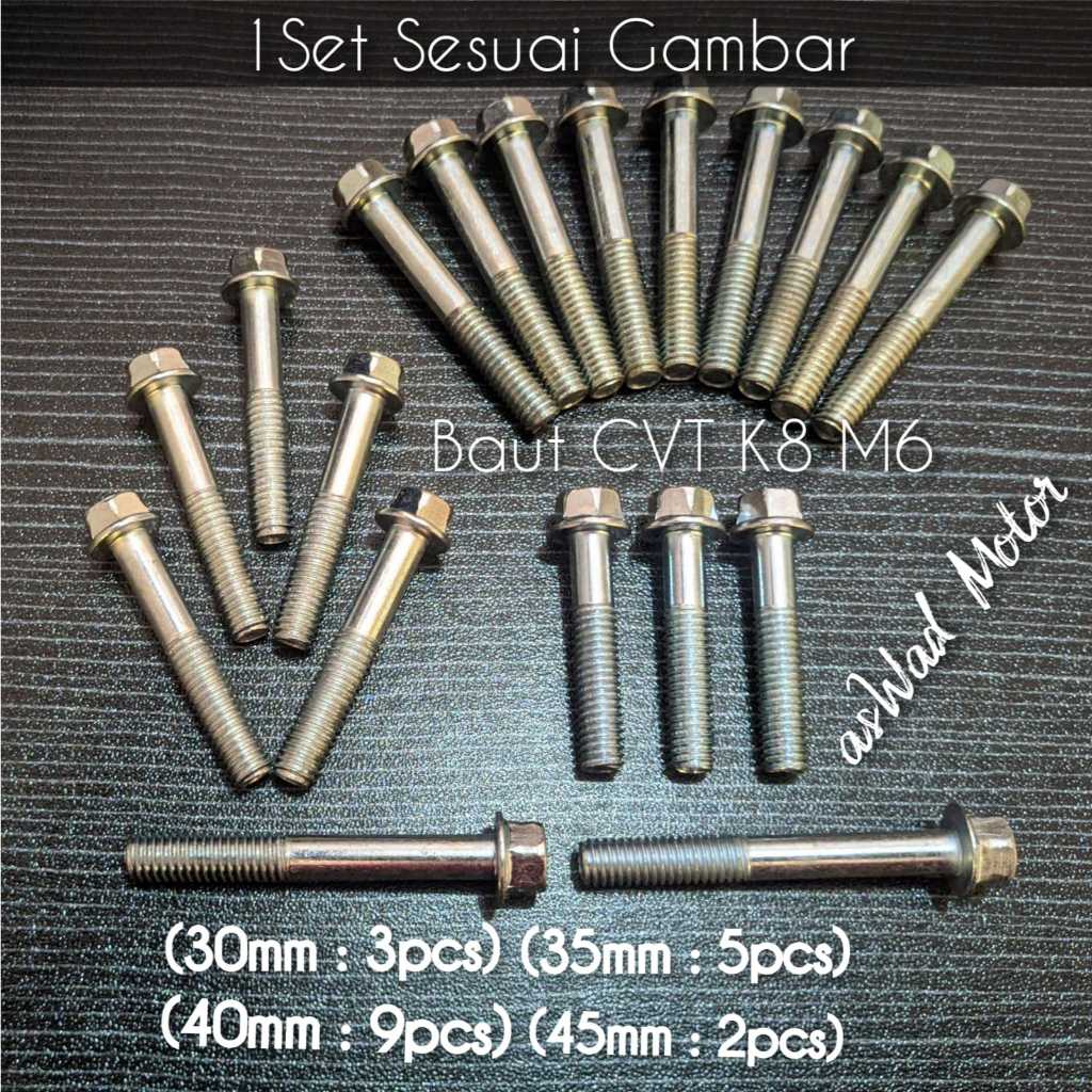 Jual (1SET) BAUT BLOK CVT HONDA BEAT FI KASAR SCOOPY SPACY FI KUNCI T8 ...