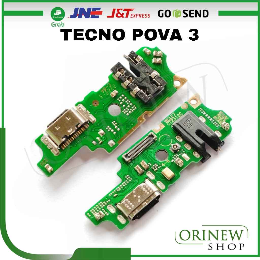 Jual Pcb Board Usb Konektor Cas Tecno Pova 3 Connector Charger Papan ...