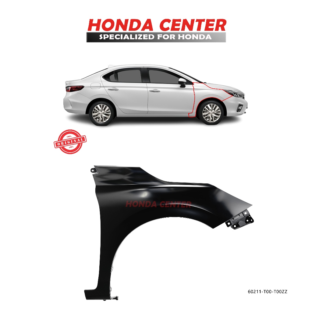 Jual Panel Fender Depan Kiri Kanan All New City Hatchback 2021 2022 ...