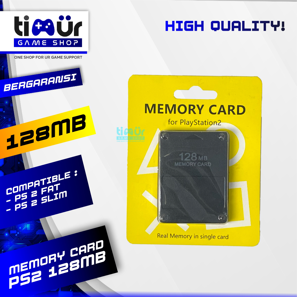 Jual Memory Card MC PS2 128MB Hitam | Shopee Indonesia