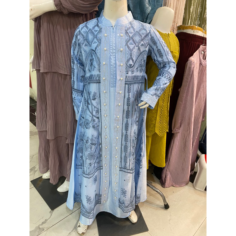 Jual GAMIS ANAK BORDIR PAYET || GAMIS SILK ANAK PREMIUM || DRESS SILK ...
