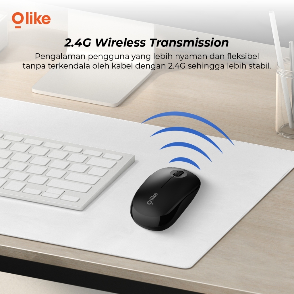 Jual OLIKE Wireless Optical Mouse M200 2.4G Wireless Transmission ...
