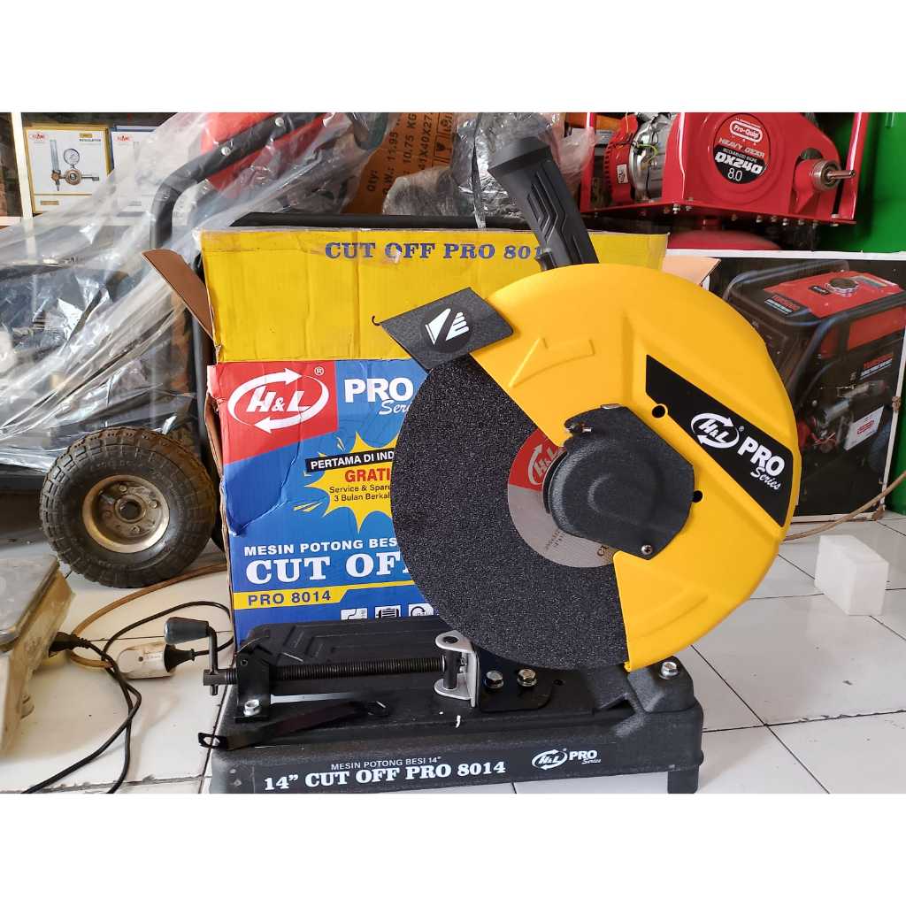 Jual Mesin Pemotong Besi Cut Off H&L HnL HL Pro 8014 Cut Off 14"Inch ...