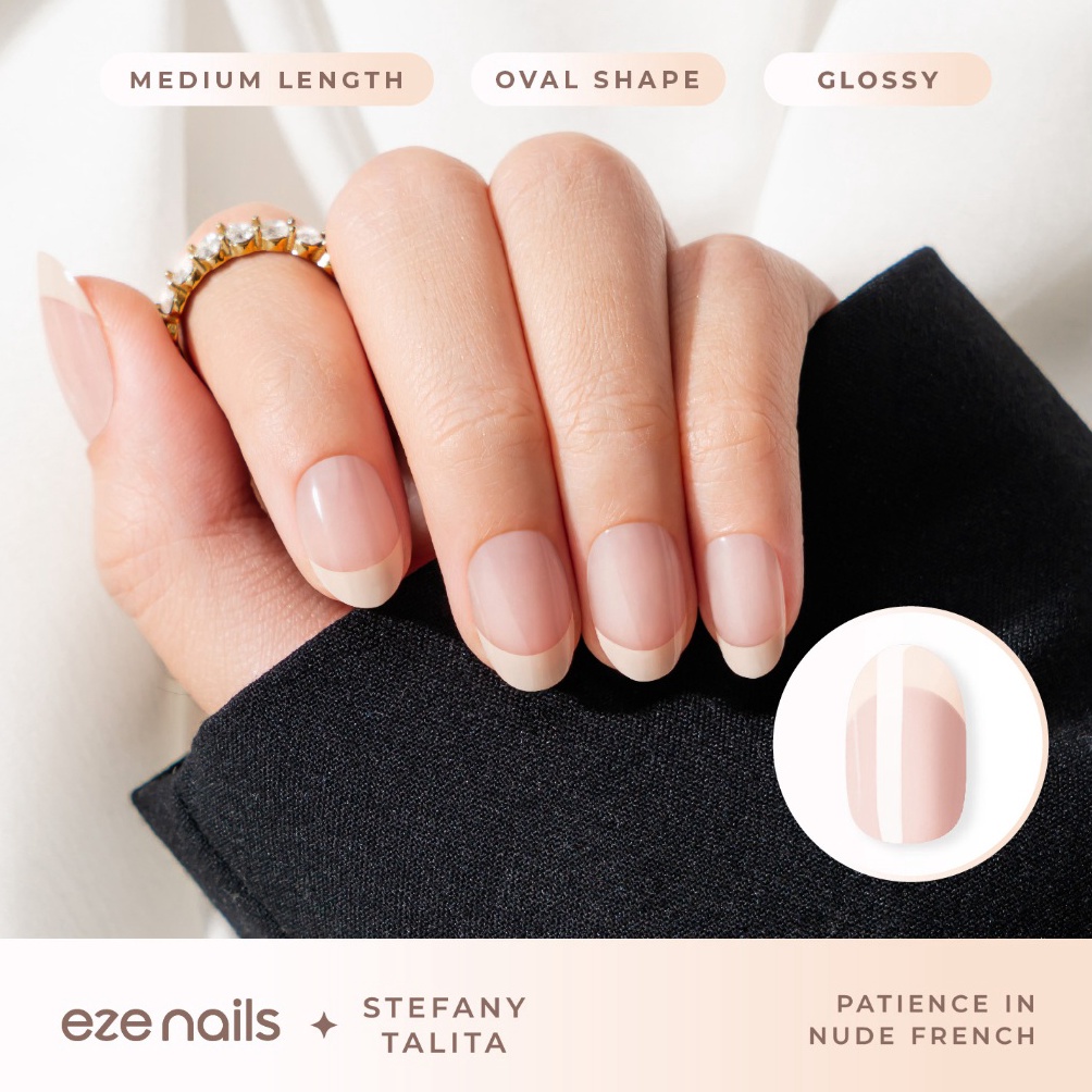 Jual Opc23 NEW Eze Nails x Stefany Talita Patience in Nude French Spot ...