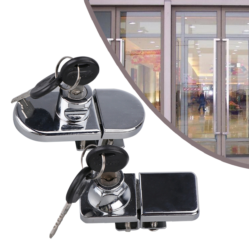 Jual Kunci Kaca Glass Cabinet Door Lock Kunci Pintu Kaca Ke Kaca Maks Kunci Showcase Pintu Kaca ...