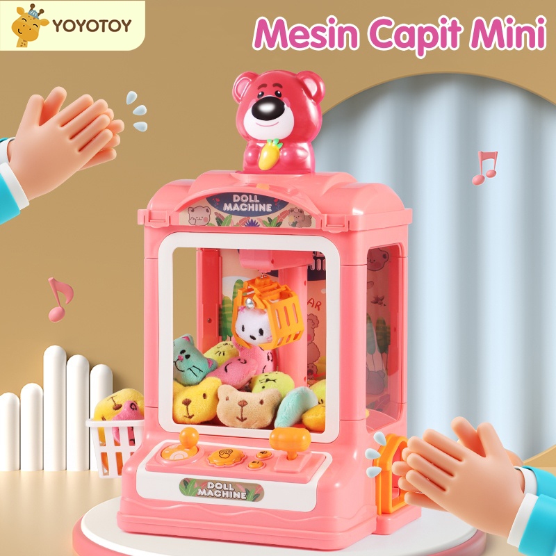Jual Mesin Capit Mini Viral Murah Mainanan Anak Perempuan Mesin Capit ...