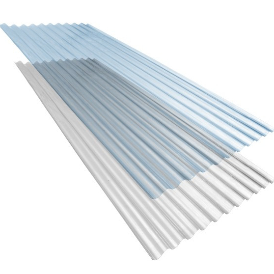 Jual atap gelombang 11 plastik pvc transparant bening LEBAR 80CM ...