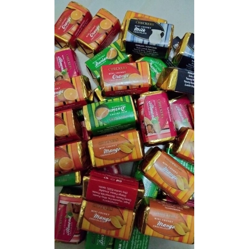 Jual Coklat Checkers Mini Eceran | Shopee Indonesia