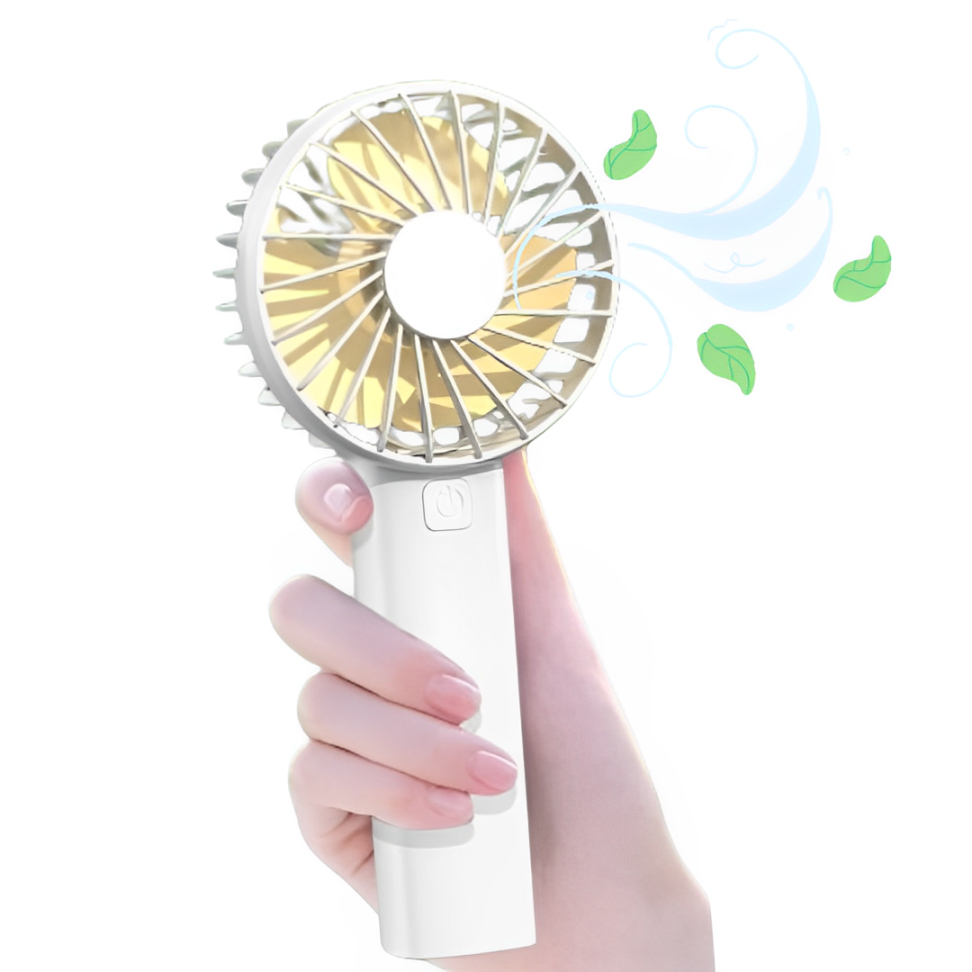 Jual NATA Kipas Genggam Tangan Portable 2000mAh Kipas Mini 2in1 LED ...