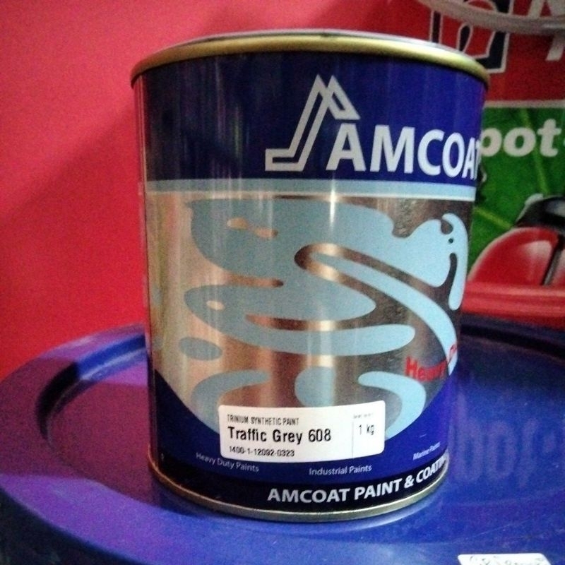 Jual cat minyak kayu dan besi TRAFIC GREY abu2 muda 608 | Shopee Indonesia