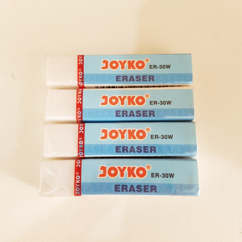 Jual Eraser / Penghapus Joyko ER - 30W / Setip Persegi Panjang / Penghapus Warna Putih ...