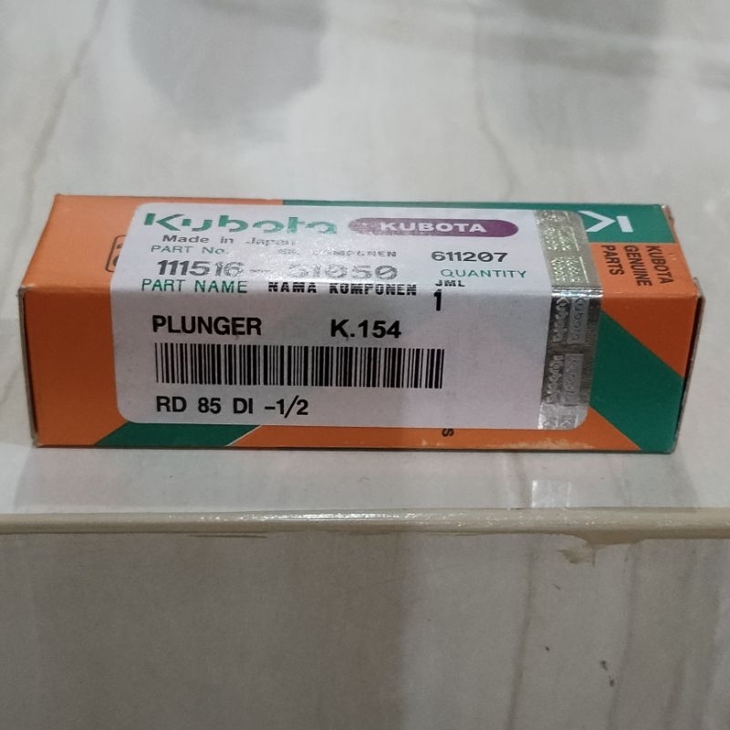 Jual PLUNGER K.154 RD 85 DI -1/2 111516-51050 TW1 | Shopee Indonesia
