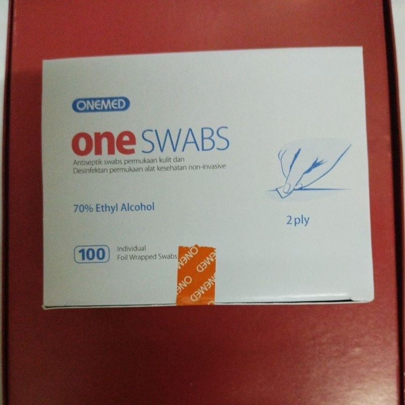 Jual Alkohol Swab Alcohol swab one med Alkohol Swabs Onemed oneswab ...