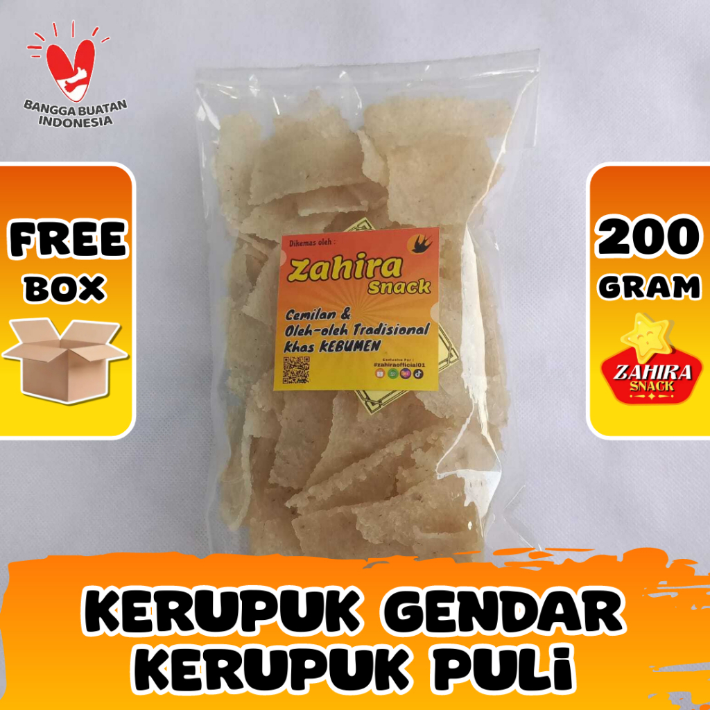 Jual Kerupuk Gendar Legendar Mentah Krupuk Puli Nasi Asli Tanpa Borax ...