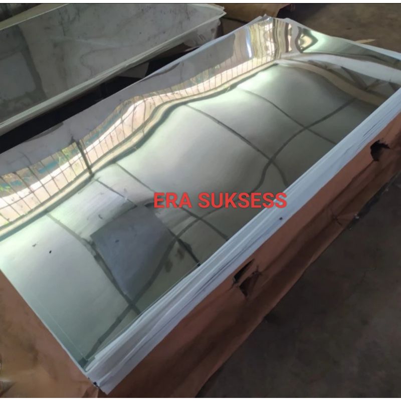 Jual plat stainless miror 0.3mm x 1 meter x 2 meter lembaran plat ...