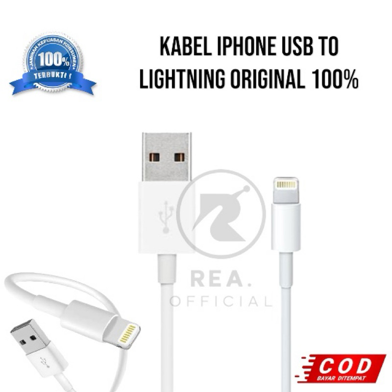 Jual Kabel Ip USB To Lightning Original 100% | Shopee Indonesia
