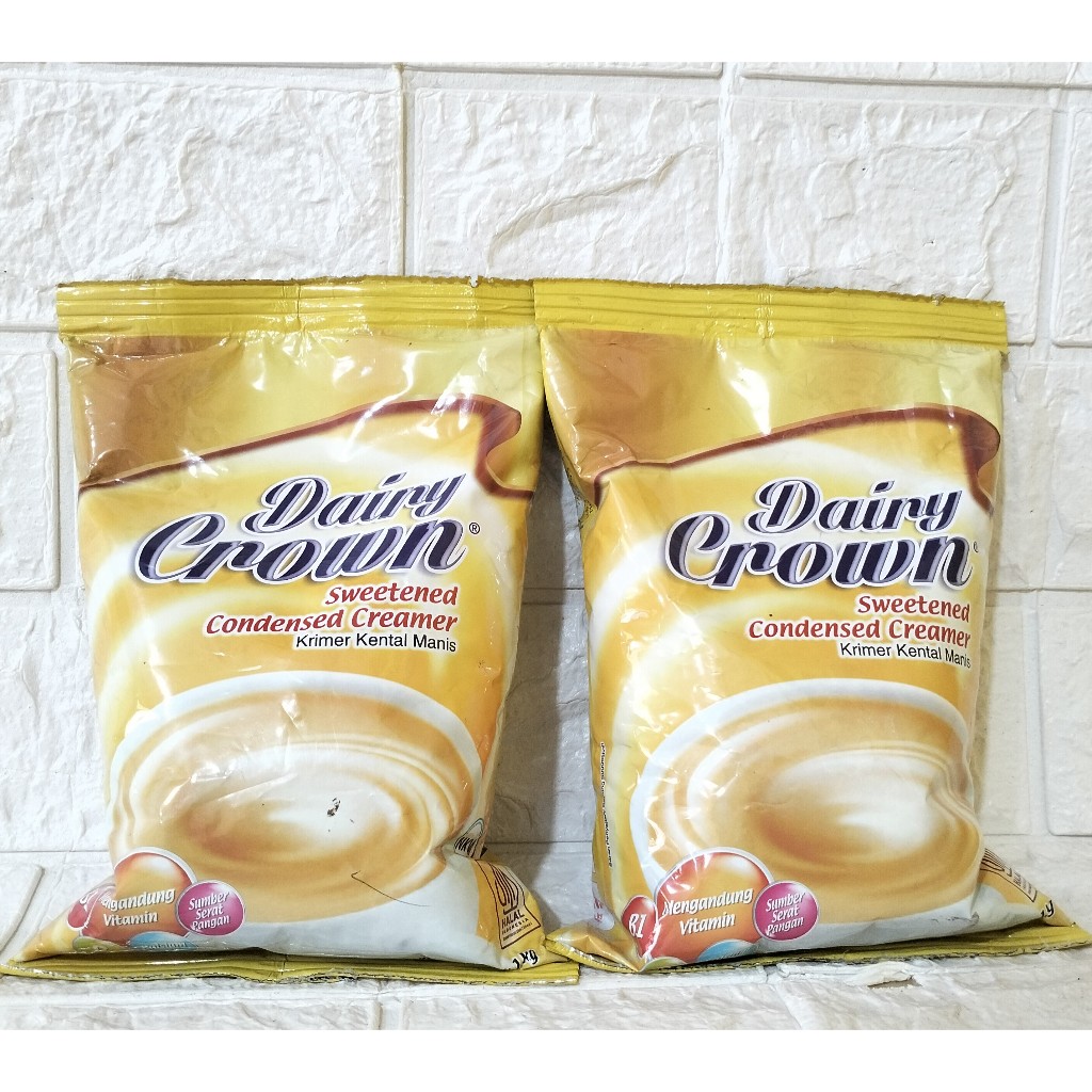 Jual Dairy Crown Sweetened Condensed Creamer Krimer Kental Manis 1kg ...