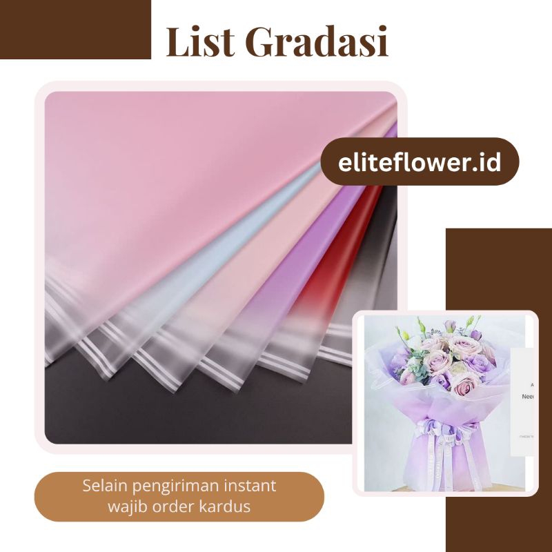 Jual kertas buket bunga | flower wrapping paper | kertas cellophane ...