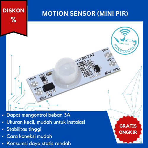 Jual SENSOR PIR LED (Human Body Detector) 2A DC 12V | Shopee Indonesia