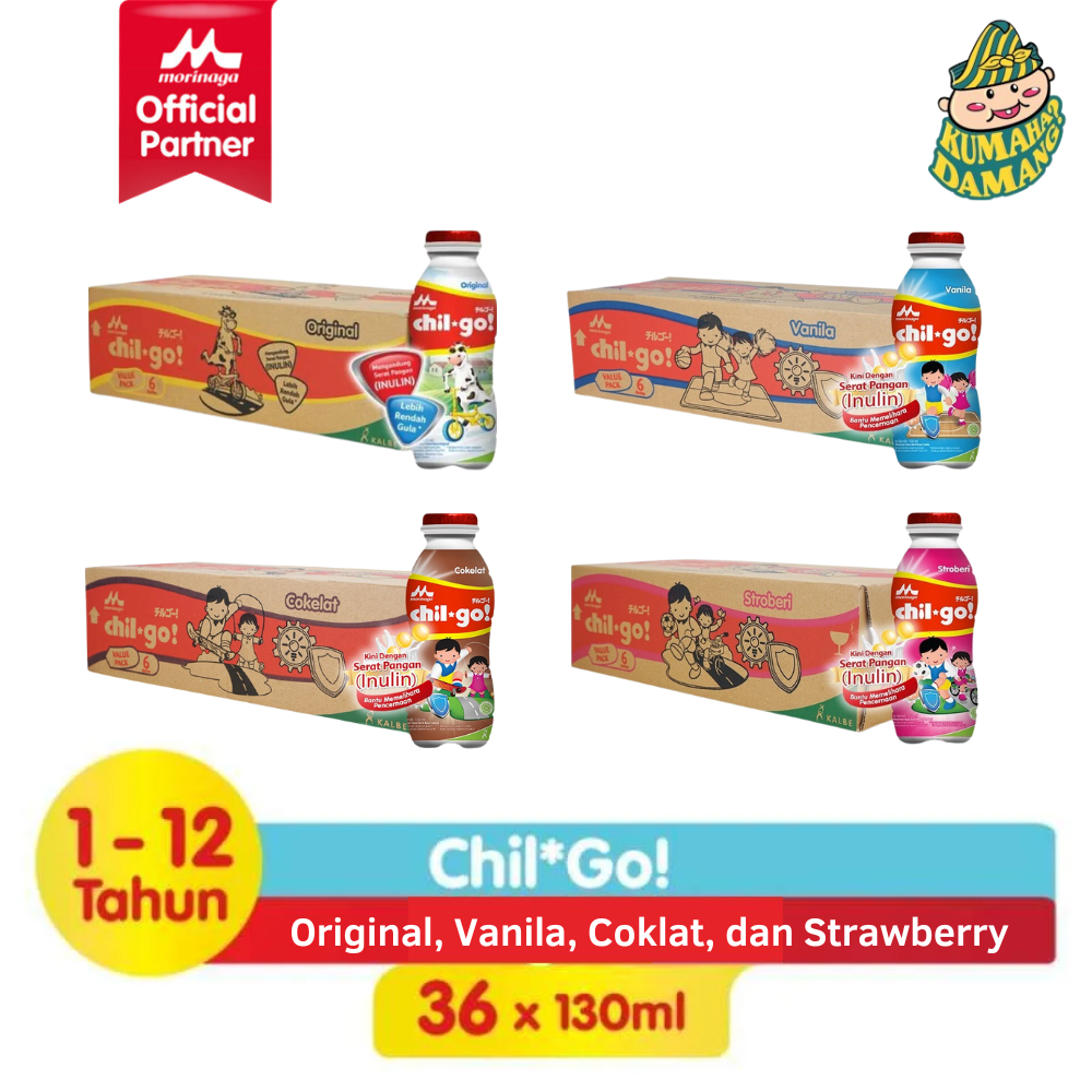 Jual Morinaga Chil Go ChilGo 130 ml (1 Karton x 36 pcs) | Shopee Indonesia