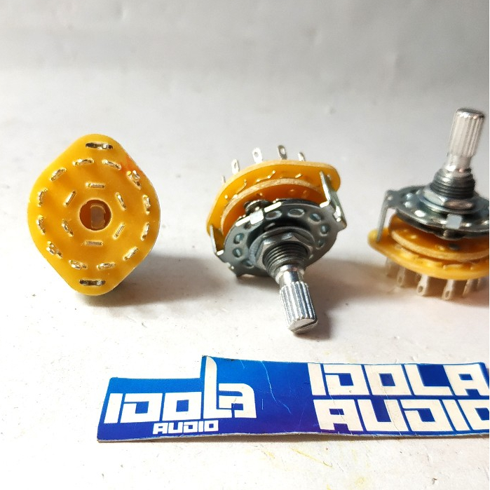 Jual POTENSIO ROTARY SWITCH 2X6 | Potensiometer Klik / Rotary 2x6 ...
