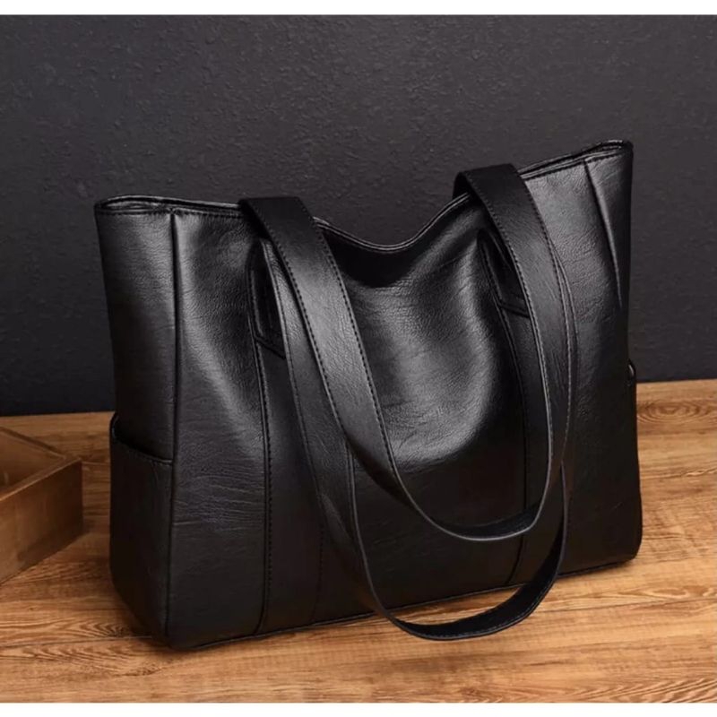 Jual Tas Tote Bag Wanita Kulit Kapasitas Besar / Totebag Kulit / Tas ...