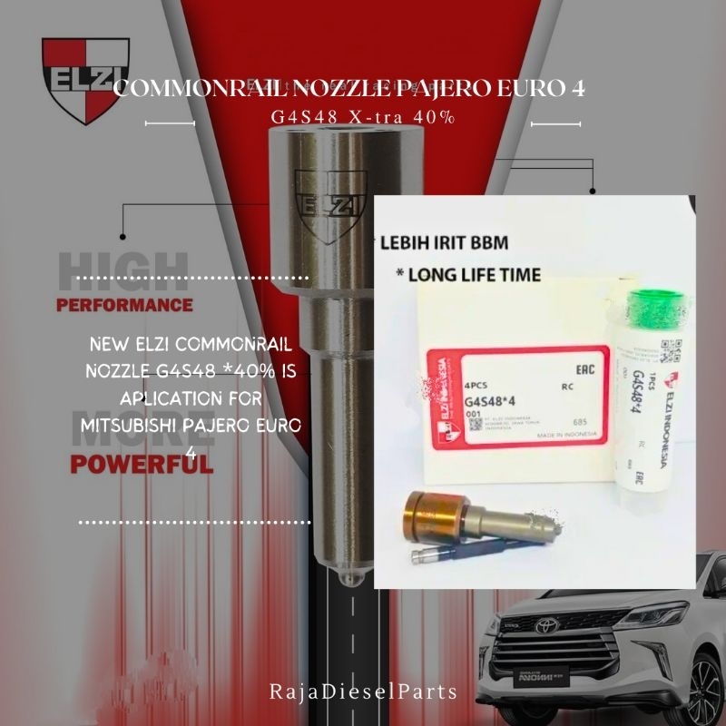 Jual NEW Elzi Racing CommonRail Nozzle Injector Mitsubishi Pajero Euro ...