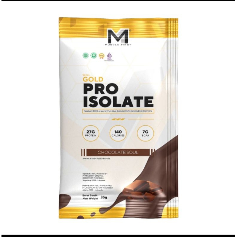 Jual MUSCLE FIRST Pro Isolate 1 sachet | Shopee Indonesia