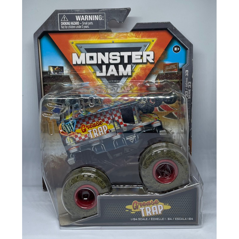 Jual Monster Jam Grease Trap Seri 33 Chase Trucks Treasure Hunt TH THS ...