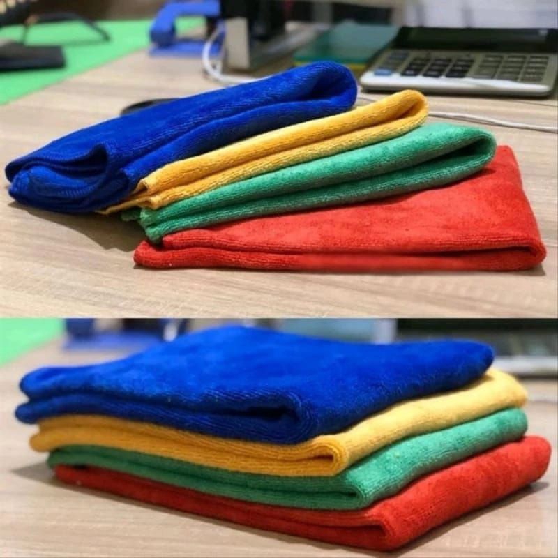 Jual Lap Microfiber Kotak UK 35×35cm Lap Meja, Kaca Dan Lemari Nyerap ...