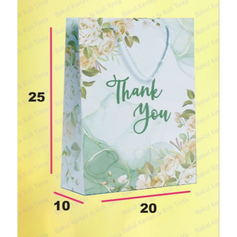 Jual Tas Kertas/Paper Bag R6 / 20x25 full colour | Shopee Indonesia
