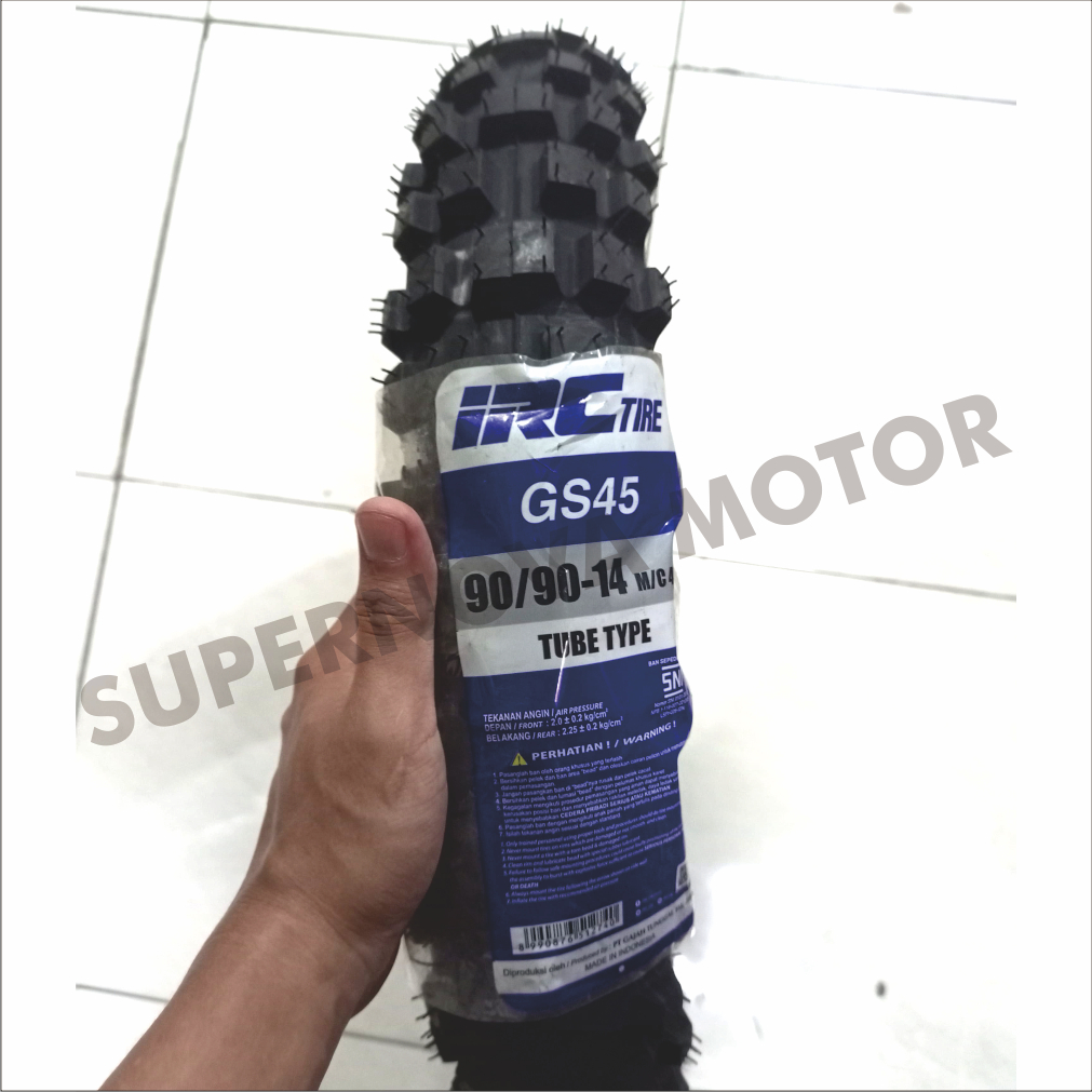 Jual BAN LUAR MOTOR CROSS TRAIL OFFROAD RING 14 UKURAN 90/90-14 IRC ...