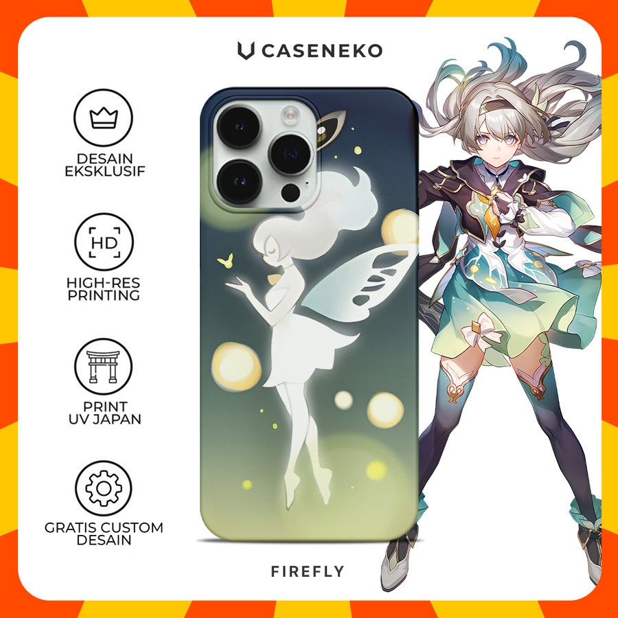Jual Custom Case Firefly Honkai Star Rail Casing HP 2 | Shopee Indonesia