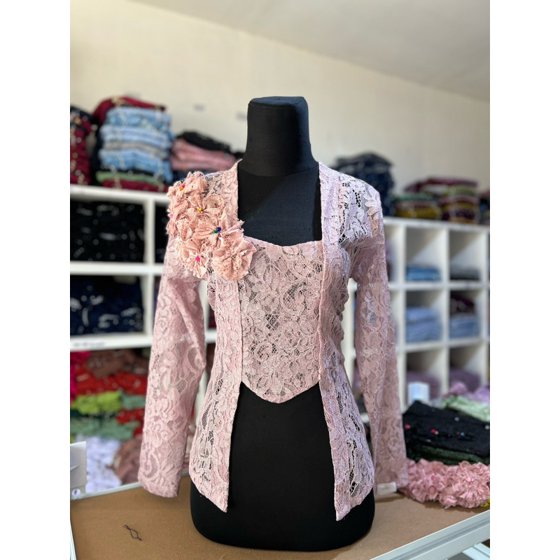Jual KEBAYA KUTUBARU BUNGA MODERN/KEBAYA KURUBARU SIMPLE/KEBAYA WISUDA ...