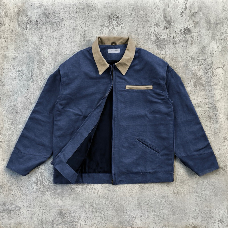 Jual RAV 009 WORK JACKET - NAVY | Shopee Indonesia