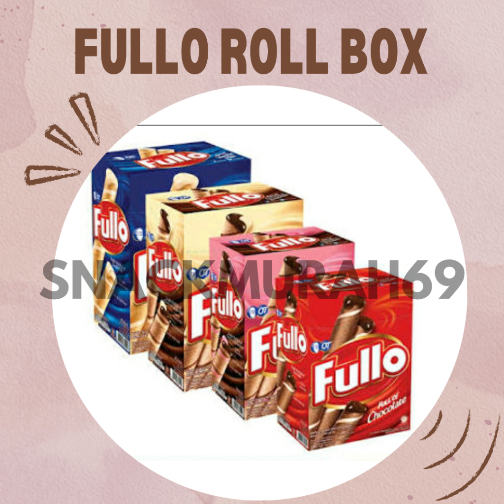 Jual Fullo Wafer Roll Box All Varian 8 gram x 24 pcs | Wafer Roll ...