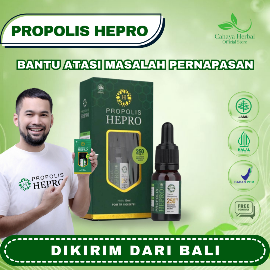 Jual Propolis Hepro Trigona Asli Indonesia 100% Original Herbal Tetes ...
