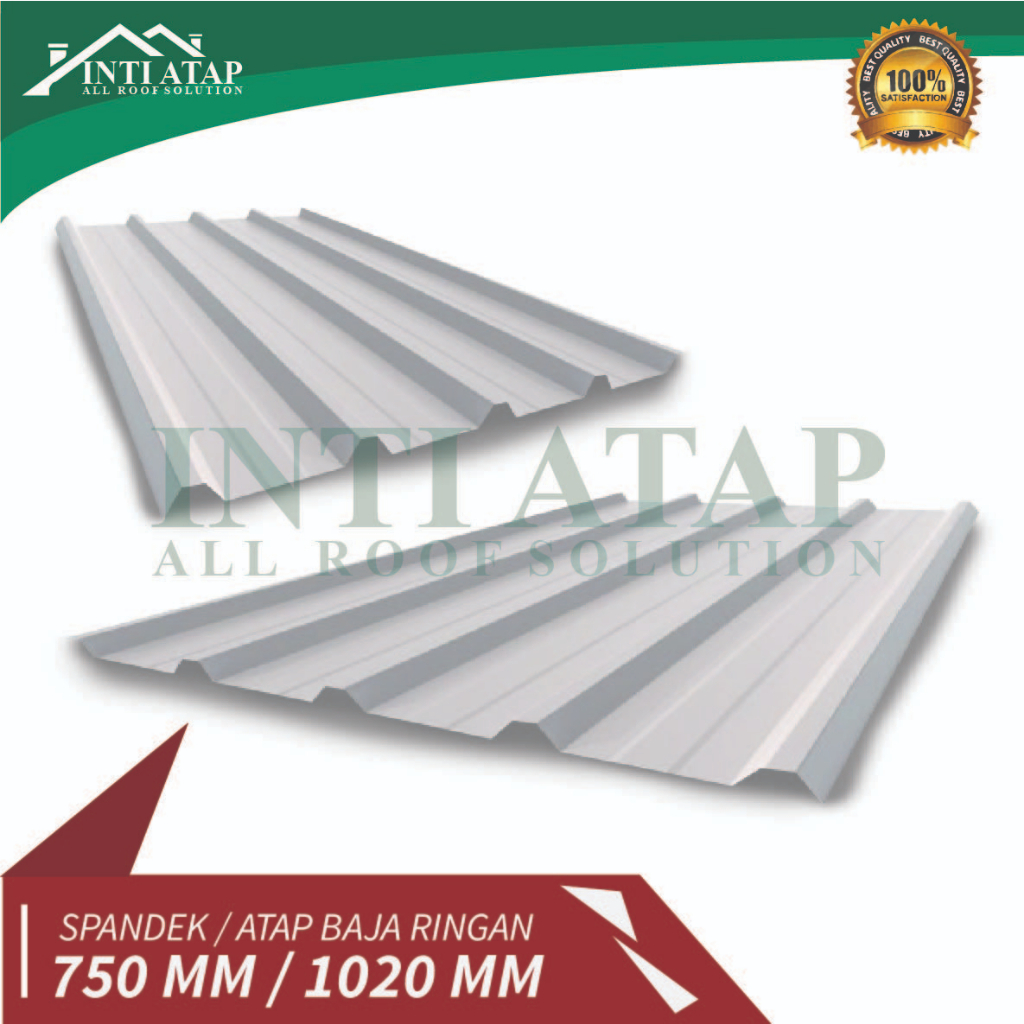 Jual ATAP SPANDEK KOKOH Tebal 0,25MM - ( TRIME, SPAN, WALL, TRIM DECK ...