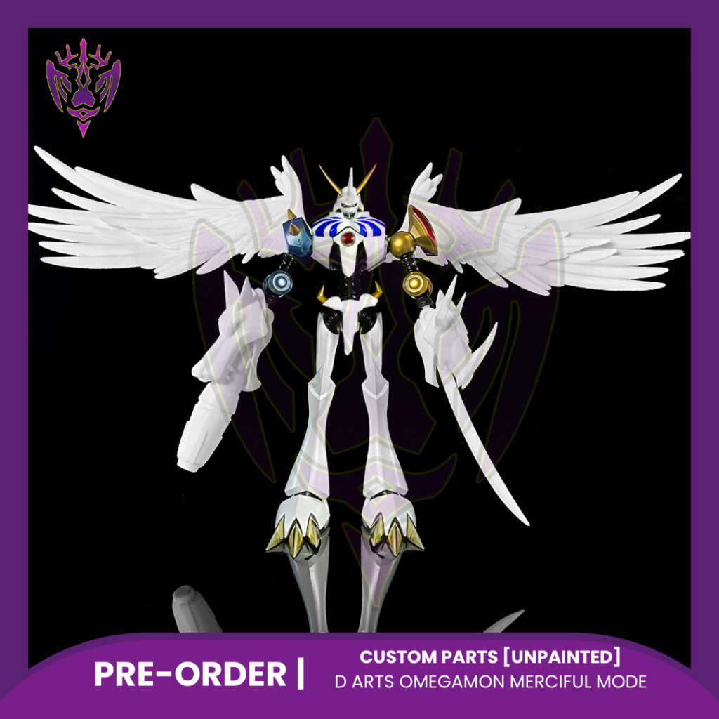 Jual PO Digimon 3rd Party Omegamon Merciful Mode Unpainted Add Ons for ...