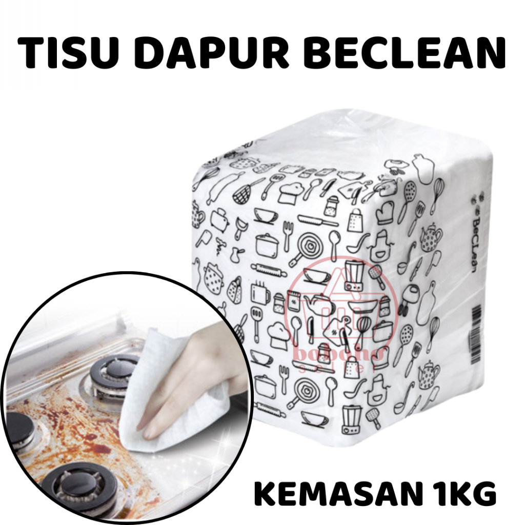 Jual Tisue Dapur BECLEAN Tissu Serbaguna BE CLEAN Jumbo Tissue Penyerap ...