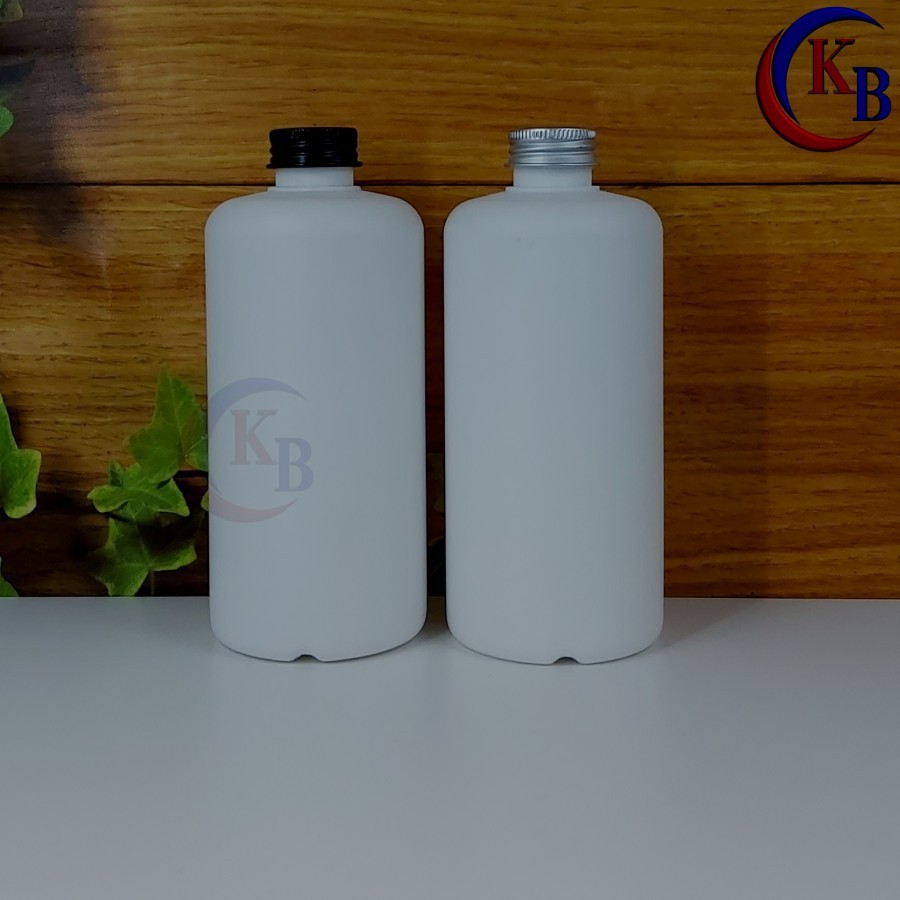 Jual BOTOL ULIR 500 ML ALUMUNIUM NECK 28 / BOTOL PLASTIK HDPE HS WHITE ...