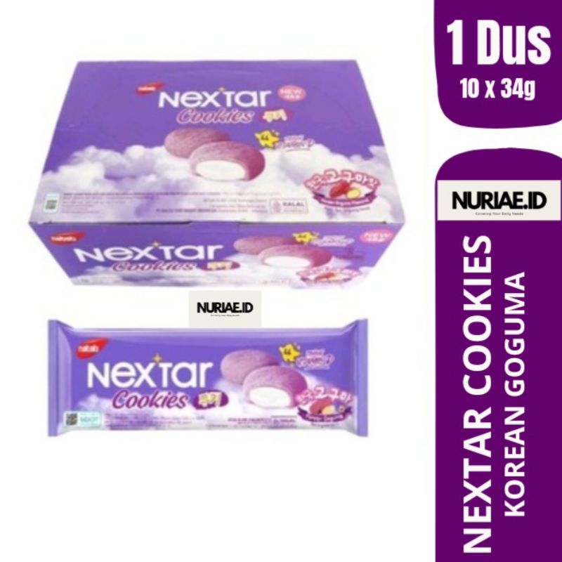 Jual Nabati Nextar Cookies Korean Goguma 1 BOX (isi 10 x 34g) | Shopee Indonesia