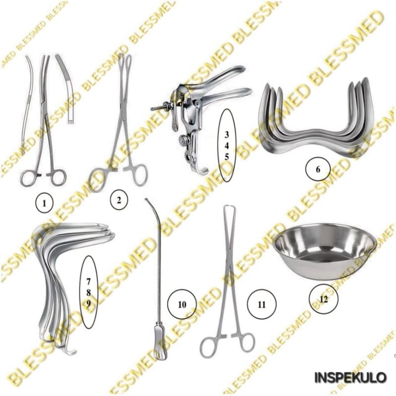 Jual Inspeculo Kit Set Inspekulo Premium Quality (+ Bak Instrument 512 ...