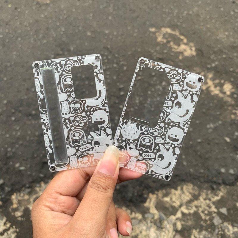 Jual ACRYLIC CLEAR DOODLE ART PANEL b80 | Shopee Indonesia