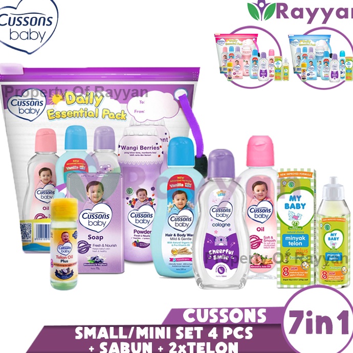 Jual Essential CSPerlengkapan Cussons Baby Gift Set Small Mini Bag 7in1 ...