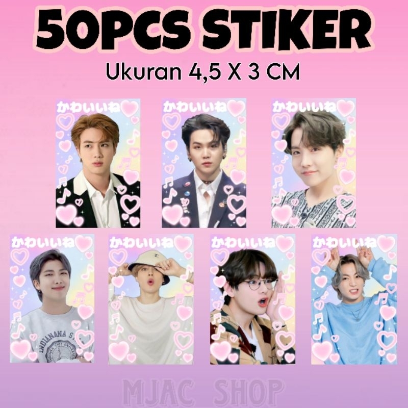 Jual [50pcs] STIKER BTS FOR FREEBIES | STIKER BTS | STIKER KPOP | STIKER KPOP BTS | BTS | KPOP ...