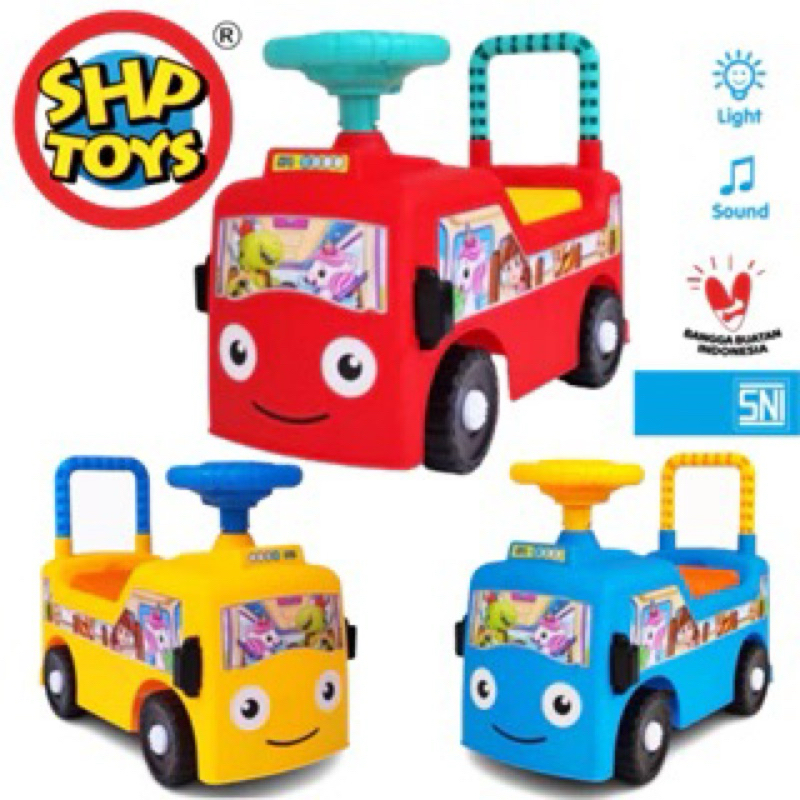 Jual Shp ayo bus 570 mobil dorong anak ayo tayo mobilan duduk anak bus ...
