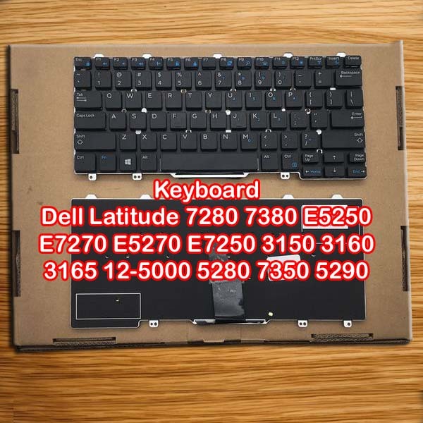 Jual Keyboard laptop Dell Latitude 7280 7380 E5250 E7270 E5270 E7250 ...