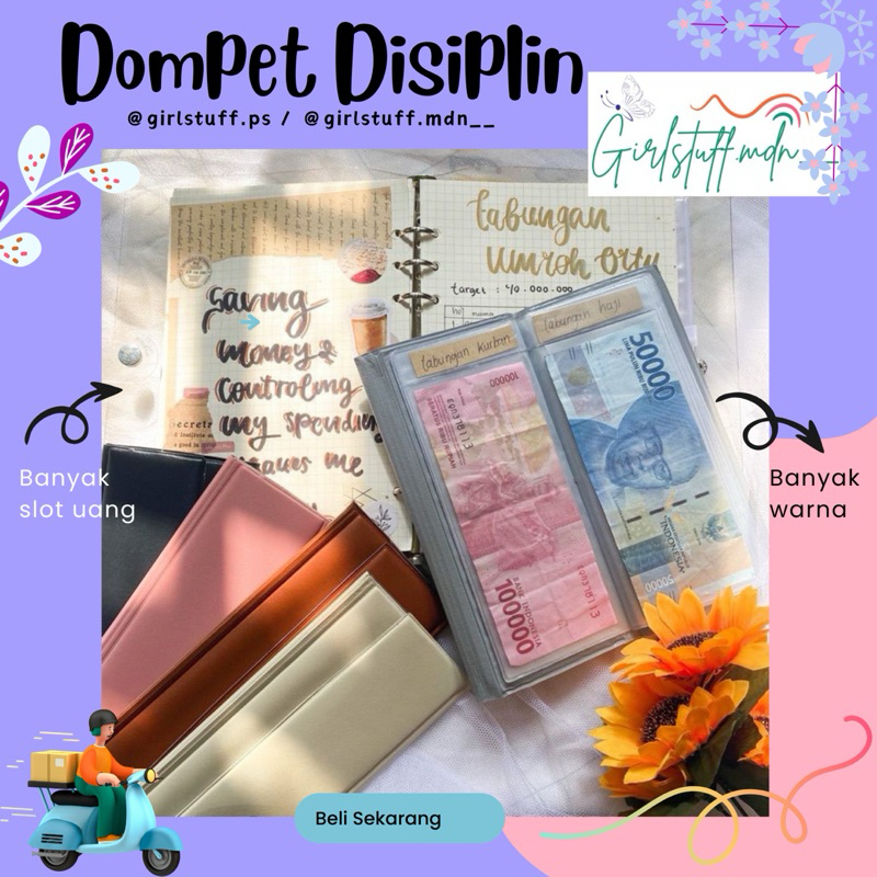 Jual DOMPET DISIPLIN / DOMPET KEUANGAN / WALET TABUNGAN 32 SLOT Lembar ...