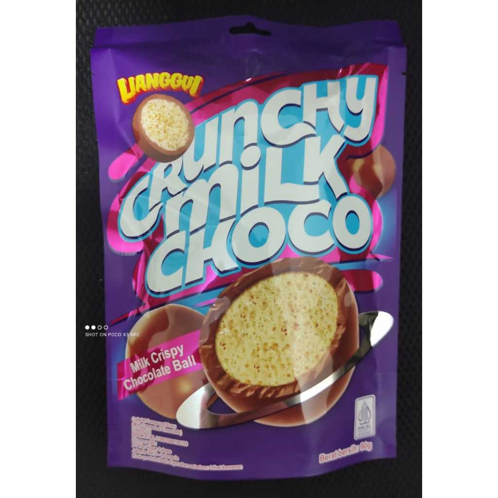 Jual Lianggui Crunchy MIlk Choco 90g | Shopee Indonesia